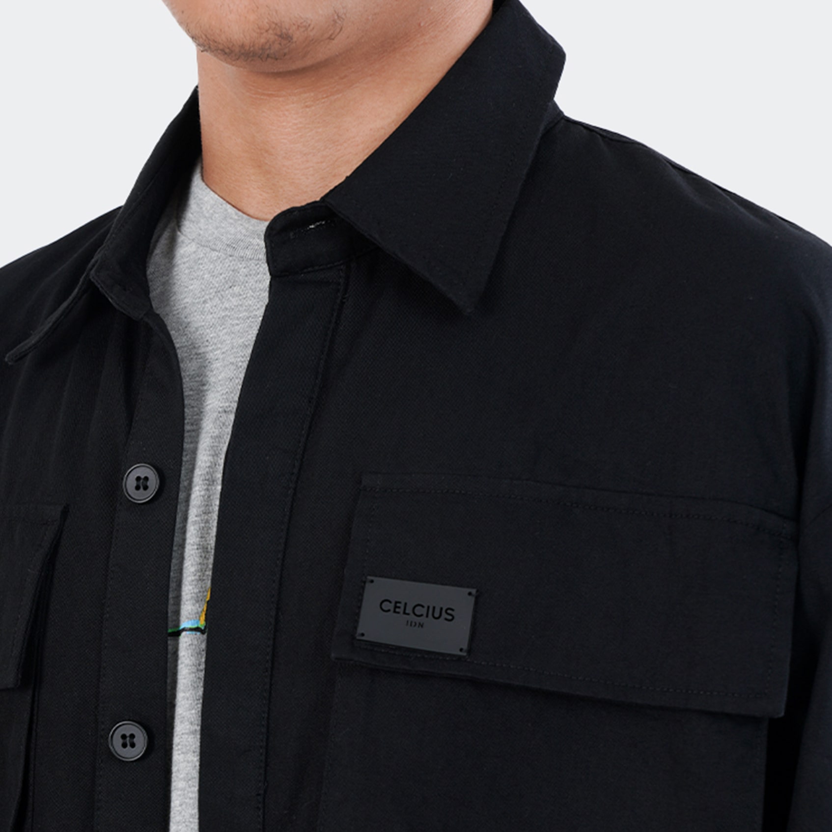 Shacket Jacket Black